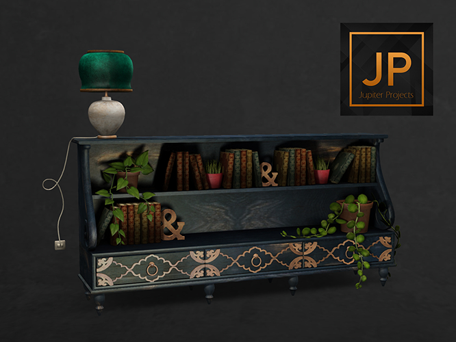 Second Life Marketplace - 3. Myrrine. NuBo set cabinet RARE