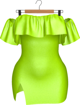 Second Life Marketplace - May24 - Chrystal Dress Lime Green - Maitreya ...