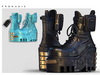 Second Life Marketplace - PROMAGIC Vighna Boots-Cyan