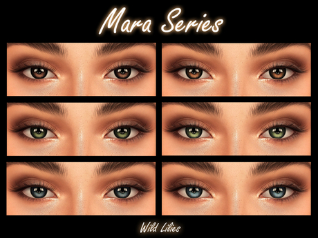 Second Life Marketplace - Mara Eyes Fatpack (Wild Lilies)
