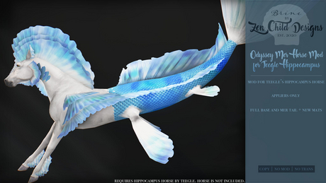 Second Life Marketplace - Brine - Odyssey Mer Horse BELLINI Mod for ...
