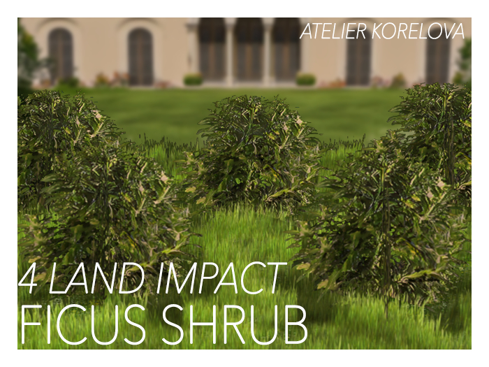 Second Life Marketplace - Atelier Korelova | Ficus Shrub