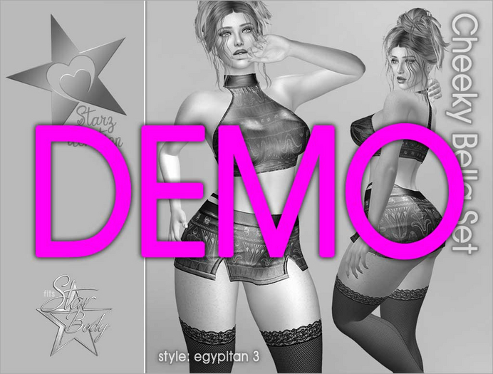 Second Life Marketplace - DEMO Cheeky Bella Set for Star Body (aka Star Mesh Body)