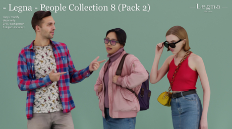Second Life Marketplace - - Legna - People Collection 8 (Pack 2)