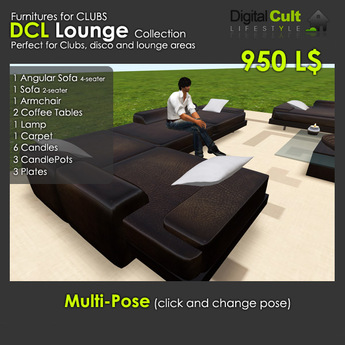 Second Life Marketplace - *** DCL lounge furnitures collection - High ...
