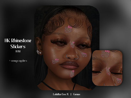 Second Life Marketplace - HK Rhinestone Stickers!