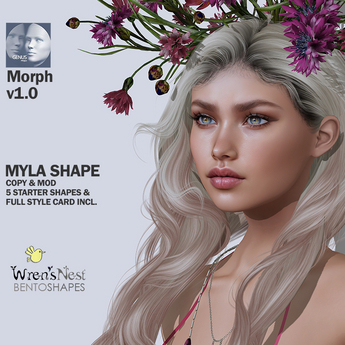 Second Life Marketplace - GENUS MORPH SHAPE - { wren's nest } - Myla
