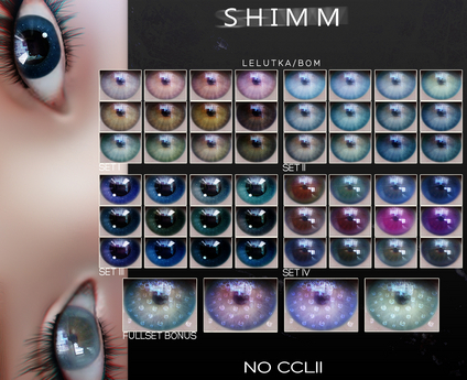 Second Life Marketplace - S H I M M / Lelutka Eyes Applier ~ BOM ...