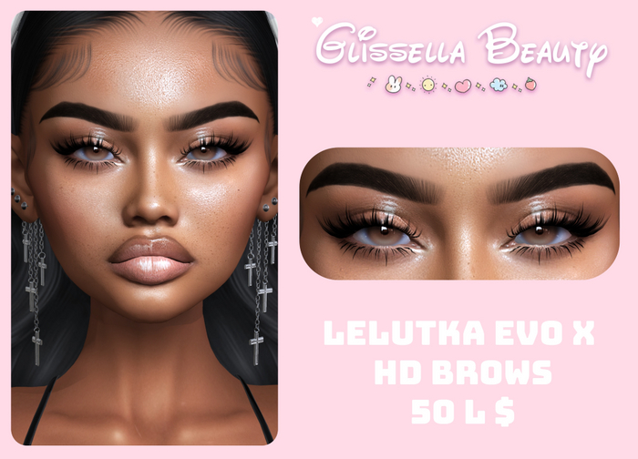 Second Life Marketplace - GlissElla Beauty - Loki Eyebrows