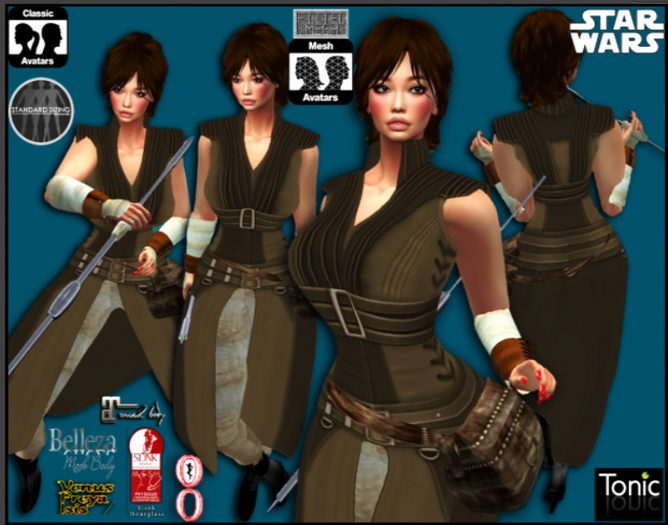 Second Life Marketplace - LA RESISTENCIA SET-BELLE-MAITREYA-SLINK ...
