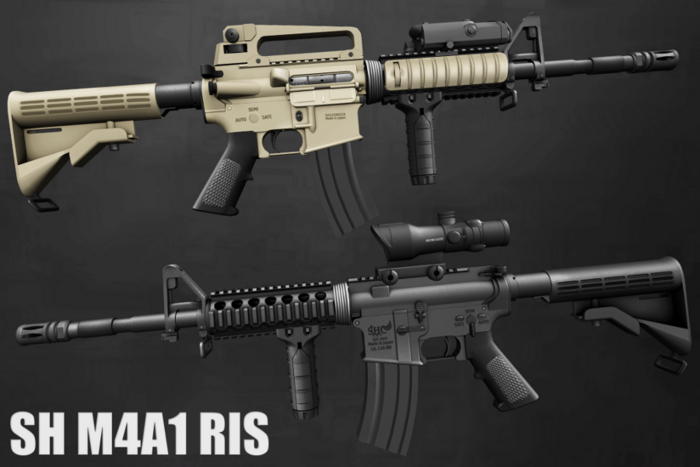 Second Life Marketplace - SH RP Prop Gun - M4A1 RIS