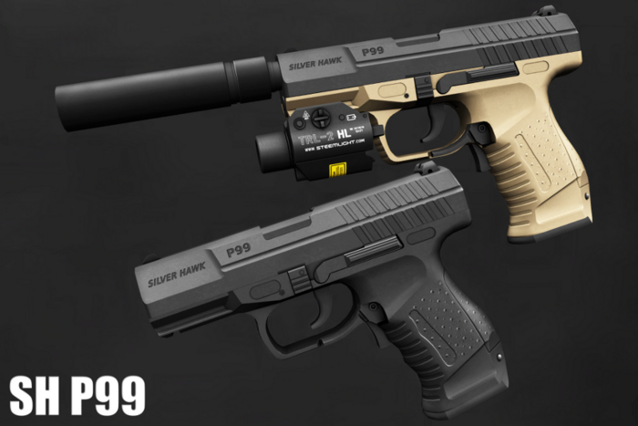 Second Life Marketplace - SH RP Prop Gun - P99