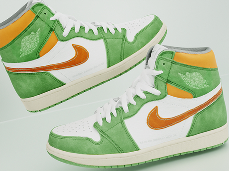 Second Life Marketplace - [21T] "WHITE OLIVES ORANGE J1s"