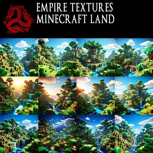 Second Life Marketplace - EMPIRE TEXTURES - Minecraft Land