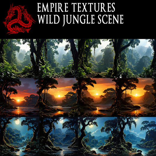 Second Life Marketplace - EMPIRE TEXTURES - wild jungle scene