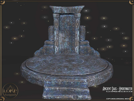 Second Life Marketplace - LORE Ancient Dais [Fatpack]