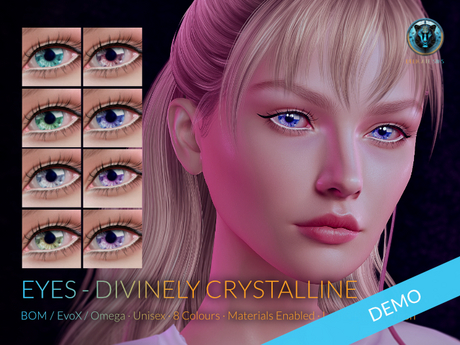 Second Life Marketplace - {DS} - Eyes - Divinely Crystalline DEMO