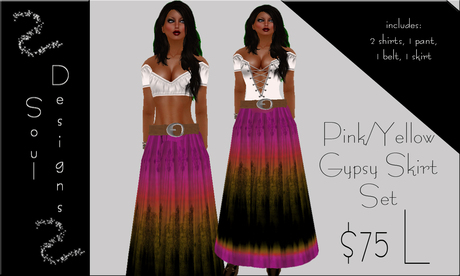 Second Life Marketplace - SD Pink/Yellow gypsy set