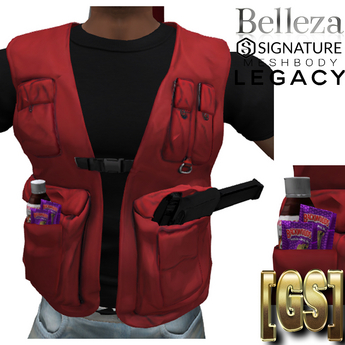 Second Life Marketplace - [GS] Vest with gun lean and backwoods