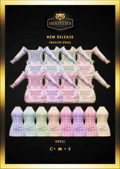 Second Life Marketplace - [-Hootties-] Inithium Khara - Sweater Dress ...