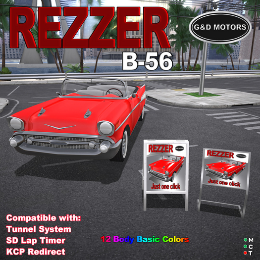 Second Life Marketplace - G&D MOTORS B-56 REZZER