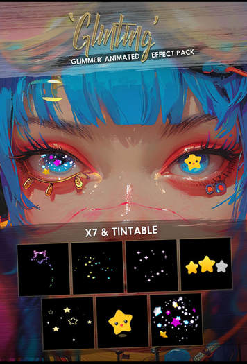 Second Life Marketplace - *Birth* 'Glinting' Eye Effects [4Glimmer Eyes]
