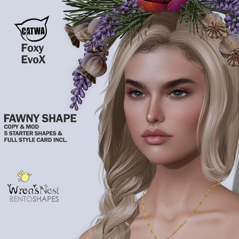 Second Life Marketplace - CATWA FOXY SHAPE - { wren's nest } - Fawny
