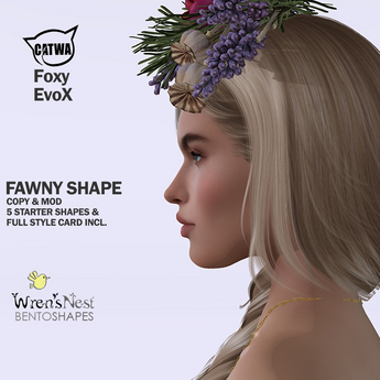 Second Life Marketplace - CATWA FOXY SHAPE - { wren's nest } - Fawny