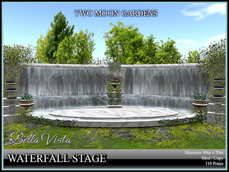 Second Life Marketplace - Garden|Waterfall Stage