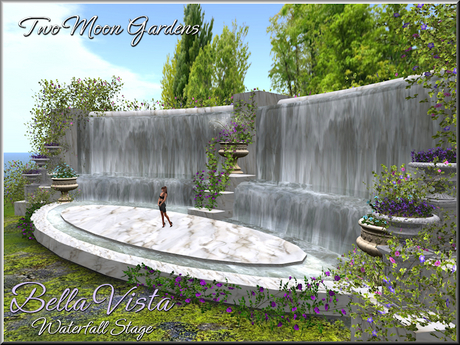 Second Life Marketplace - Garden|Waterfall Stage