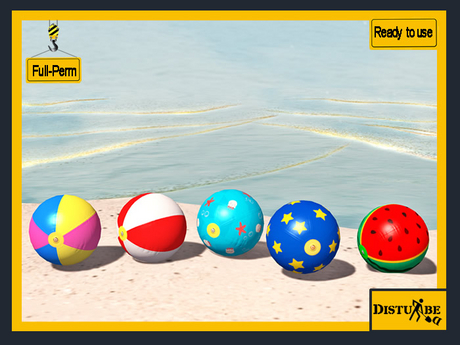 Second Life Marketplace - ::DisturbeD:: Summer Fun - Beach Ball - FULL ...