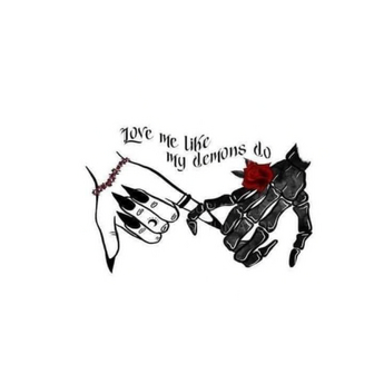 Second Life Marketplace - "Love Me Like My Demons Do" Framed Wall Art