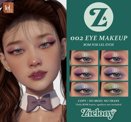 Second Life Marketplace - -Zielony- 002 Eye Makeup (Lel EvoX)