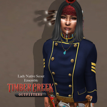 Second Life Marketplace - [Timber Creek] Lady Native Scout Ensemble