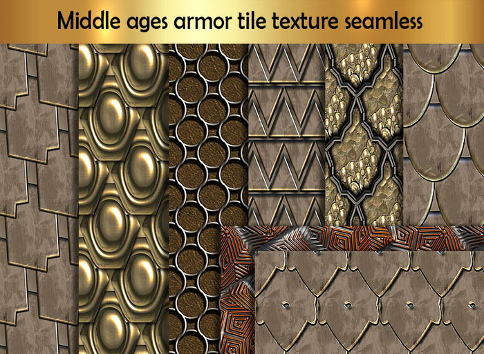 Second Life Marketplace - Middle ages armor tile texture seamless