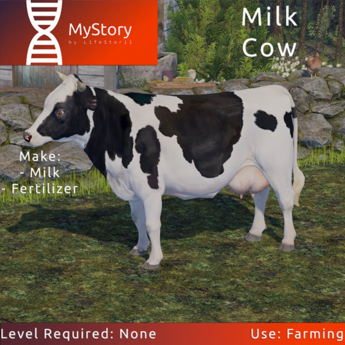 Second Life Marketplace - MyStory Milk Cow