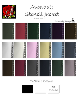 Second Life Marketplace - Avondale Stencil Jacket CS2