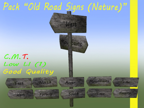 Second Life Marketplace - MIMKRID DESIGN - OLD SIGNS V1_2