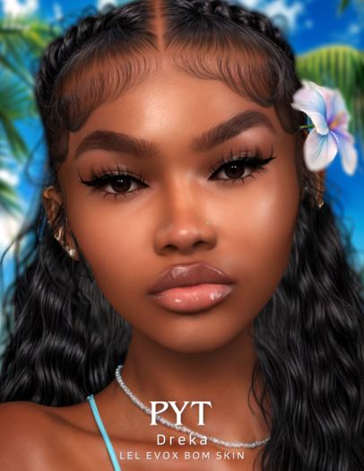 Second Life Marketplace - P.Y.T Dreka Skin (LELUTKA EVO-X) SUNKISS