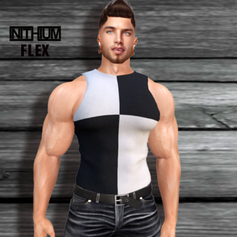 Second Life Marketplace - Brutal Basic Sleeveless BW Kario flex