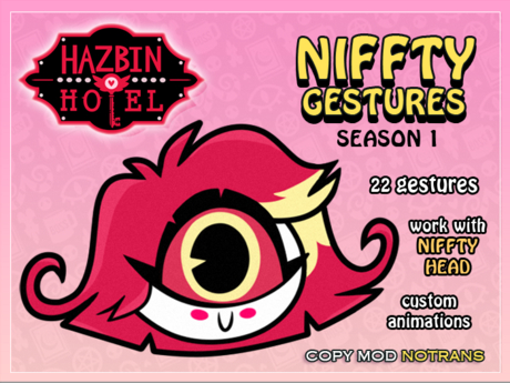 Second Life Marketplace - Hazbin Hotel - Niffty gestures S1