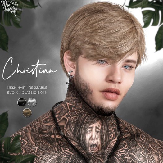 Second Life Marketplace - Vladdy // "Christian" Haircut (Fatpack) (EVO ...