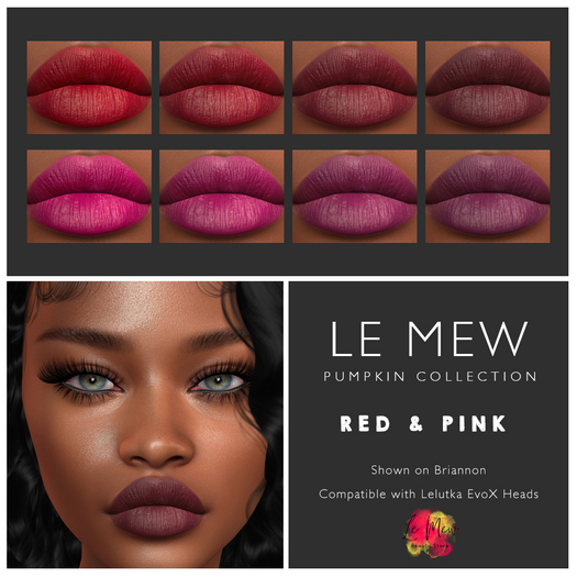 Second Life Marketplace - ..::Le Mew Unpacker::.. Pumpkin - Red & Pink ...
