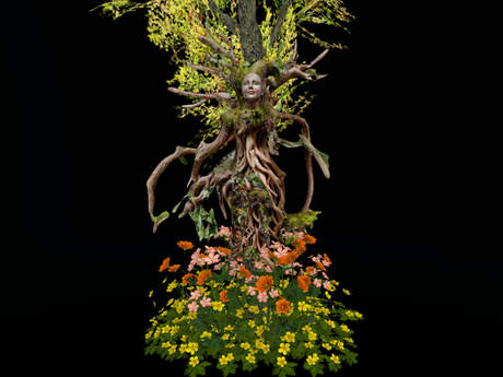 Second Life Marketplace - MC Arched Tree Nature Guardian Summer