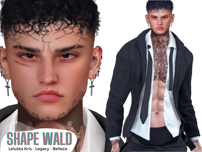 Second Life Marketplace - .FRAN. Shape Wald - Lelutka Kris