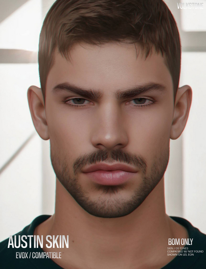Second Life Marketplace - Volkstone Austin Skin Medium - Lelutka Evo X