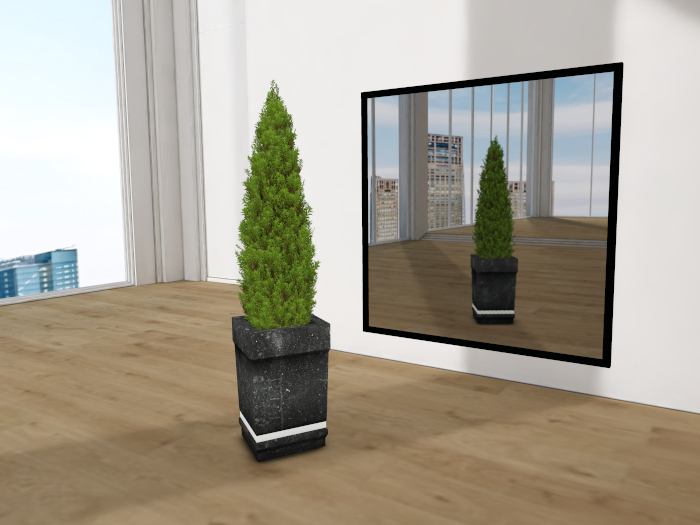 Second Life Marketplace - {Z} Mirror - PBR - Real reflections - Frame ...