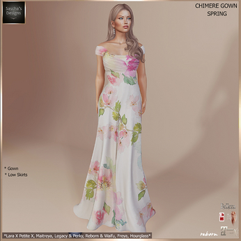 Second Life Marketplace - SAS - Chimere Spring Gown (LaraX & MB) PROMO