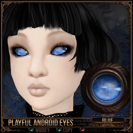 Second Life Marketplace - =^.^= Curious Kitties - Playful Android Eyes ...