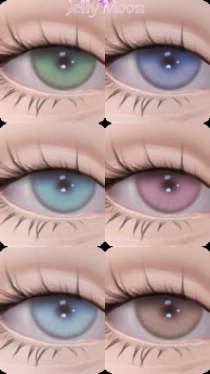 Second Life Marketplace - + Jelly Moon + Juliet Eyes BOM + Hud (lel evox)